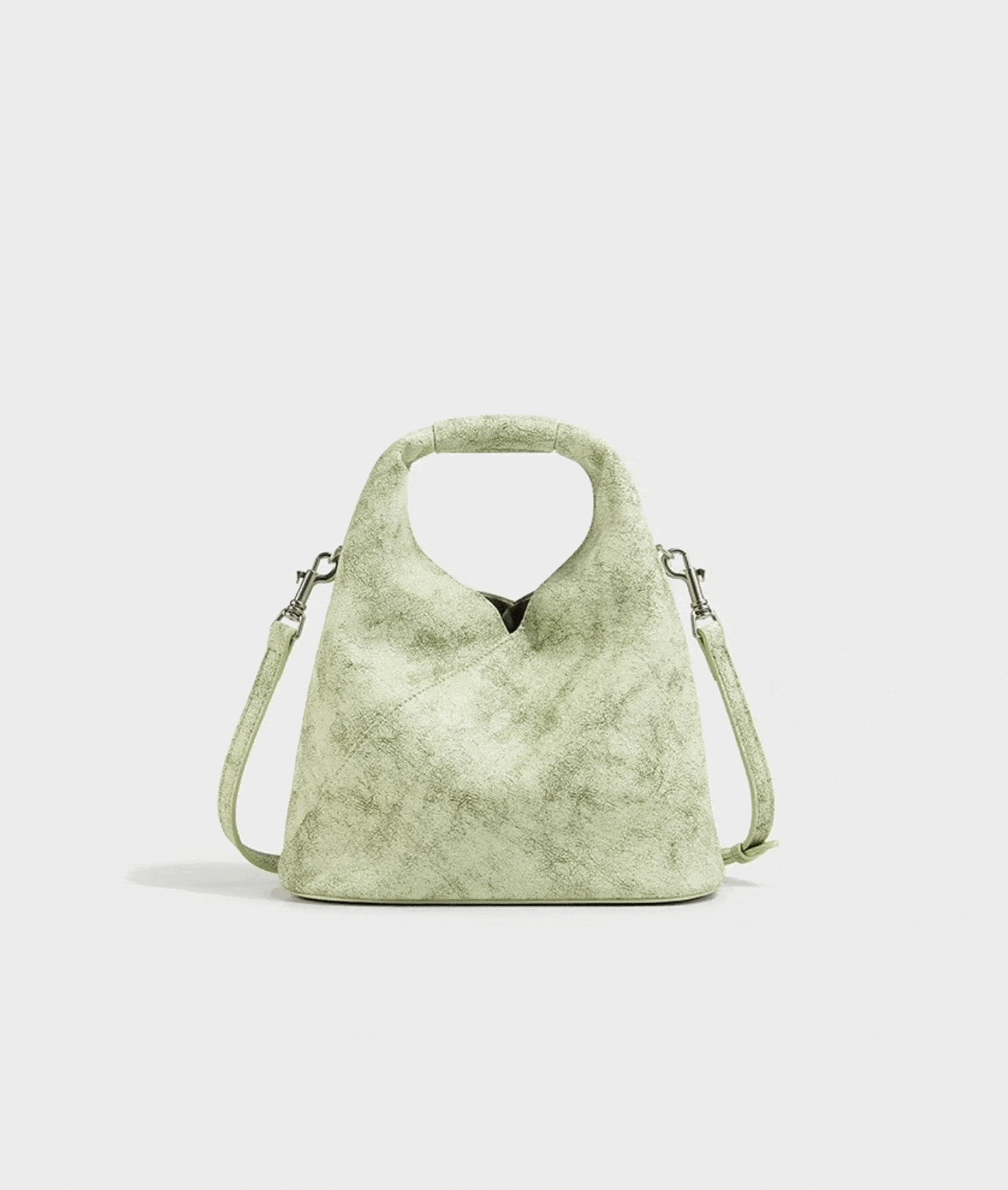 MOSS TRACE bucket crossbody bag green | Oriental Design & Gift