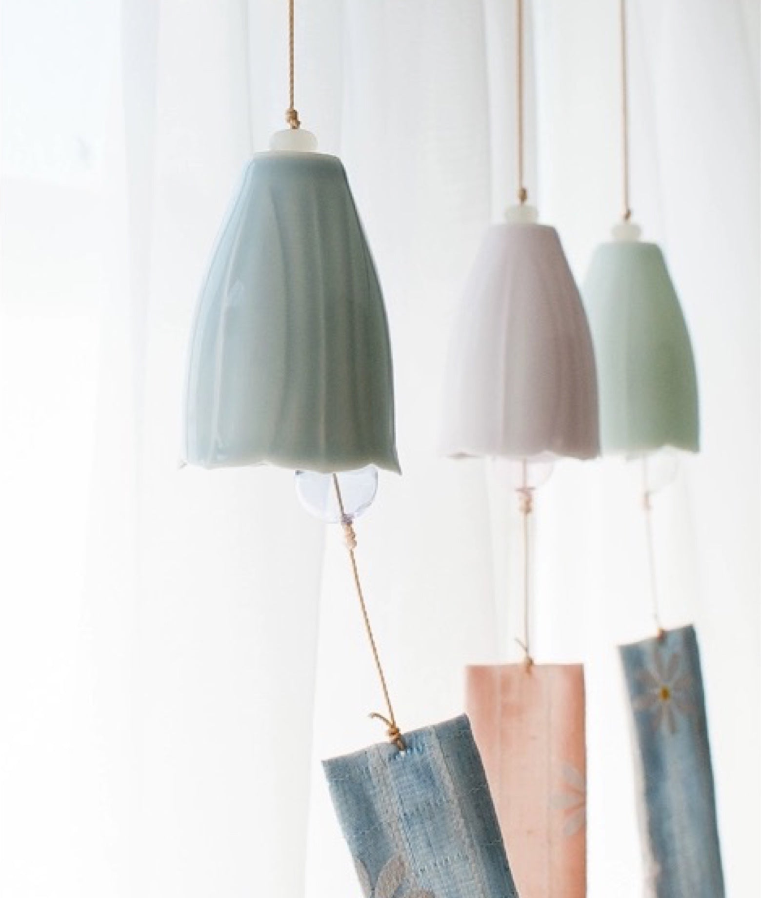 SERENE handcrafted ceramic Japanese wind chime | Oriental Design & Gift